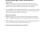 Data Serialization In Python Json Vs Pickle Pdf