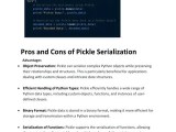 Data Serialization In Python Json Vs Pickle Pdf
