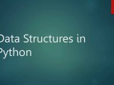 Data Structures In Python Pptx