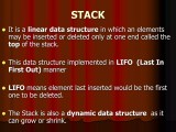 Data Structure Stack Queue Basics Ppt