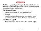 Java Class 6 Java Class 6 Threads In Java Applets Swing Gui