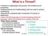 Java Class 6 Java Class 6 Threads In Java Applets Swing Gui
