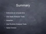 Defensive Programming Ppt