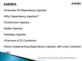 Dependency Injection With Unity Container Pdf
