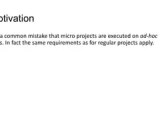Development Process For Micro Projects Pptx