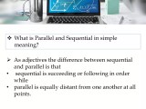 Difference Between Parallel And Sequential Computing Pptx