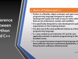 Difference Between Python And C Pptx