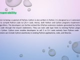 Difference Between Python And Cython Pdf