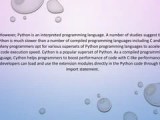 Difference Between Python And Cython Pdf