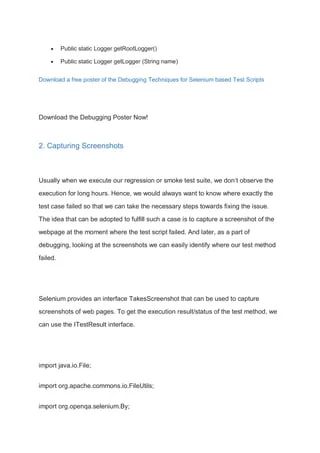 Different Techniques Of Debugging Selenium Based Test Scripts - High Quality Abstract Design - Retina