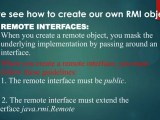 Remote Method Invocation Java Rmi Pptx