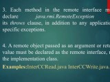 Remote Method Invocation Java Rmi Pptx