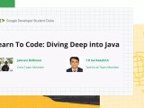 Learn To Code Diving Deep Into Java Pptx