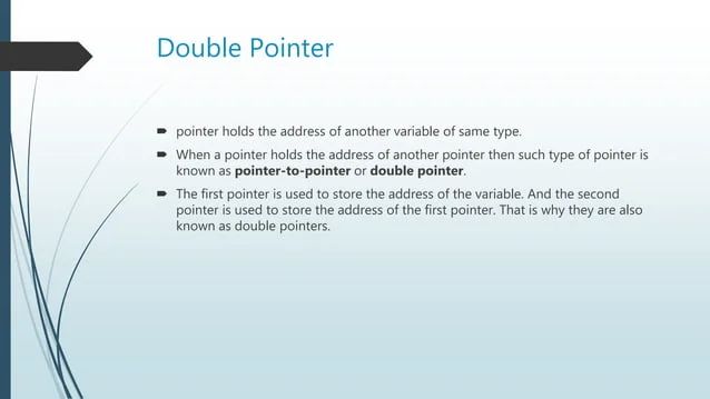 Double Pointer Pointer To Pointer Pptx Programming Languages - Best Abstract Arts in High Resolution