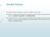 Double Pointer Pointer To Pointer Pptx Programming Languages