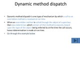 Dynamic Method Dispatch Pptx