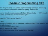 Dynamic Programming Dp In Algorithm Pptx