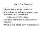 Effective Java Creating And Destroying Objects Odp