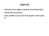 Effective Java Creating And Destroying Objects Odp