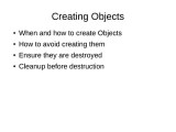 Effective Java Creating And Destroying Objects Odp