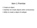 Effective Java Creating And Destroying Objects Odp