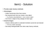 Effective Java Creating And Destroying Objects Odp