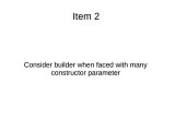 Effective Java Creating And Destroying Objects Odp
