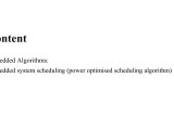 Embedded System Scheduling Algorithm Pptx