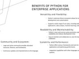 Enterprise Application Development In Python Pptx