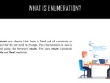 Enumeration In Java Explained Java Tutorial Edureka Pdf