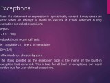 Error And Exception In Python Pptx