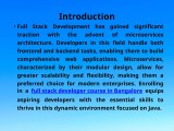 Essential Skills For Full Stack Developers In Java Microservices