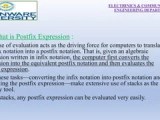 Evaluation Of Postfix Expression Using Stack Pptx