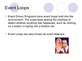 Event Driven Programming Key Features Ppt