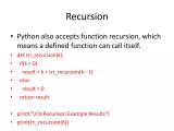Exception Handling And Function In Python Ppt