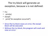 Exception Handling And Function In Python Ppt