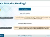 Exception Handling In Python Exceptions In Python Python