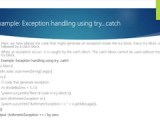 Exceptions Handling In Java Pptx