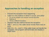 Exceptions In Java Ppt