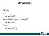 Exceptions In Python Pptx