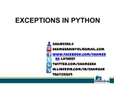 Exceptions In Python Pptx