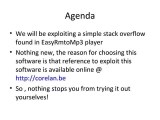 Exploiting Stack Overflow 101 Ppt