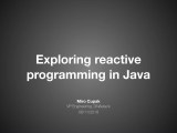 Exploring Reactive Programming In Java Ppt