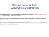 Extensive App Development Using Python Pptx