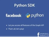 Introduction To Facebook Python Api Ppt