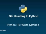 Python File Handling File Operations In Python Learn Python