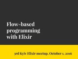 Flow Based Programming With Elixir Pdf