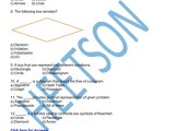 Flowchart Question And Answer Algorithm Mcq Pdf