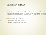 Function In Python Programming Languges Pptx