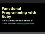 Functional Programming With Ruby Ppt